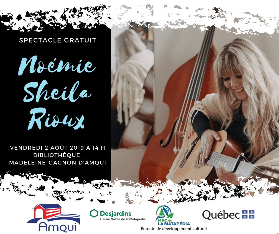 Noémie Sheila Rioux en spectacle | La Matapédia
