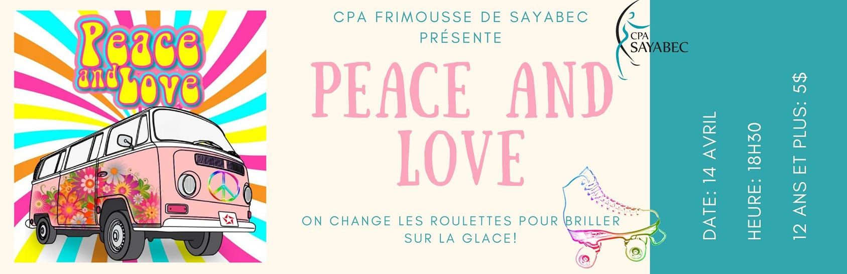 "Peace and love : on change les roulettes pour briller sur la glace ...