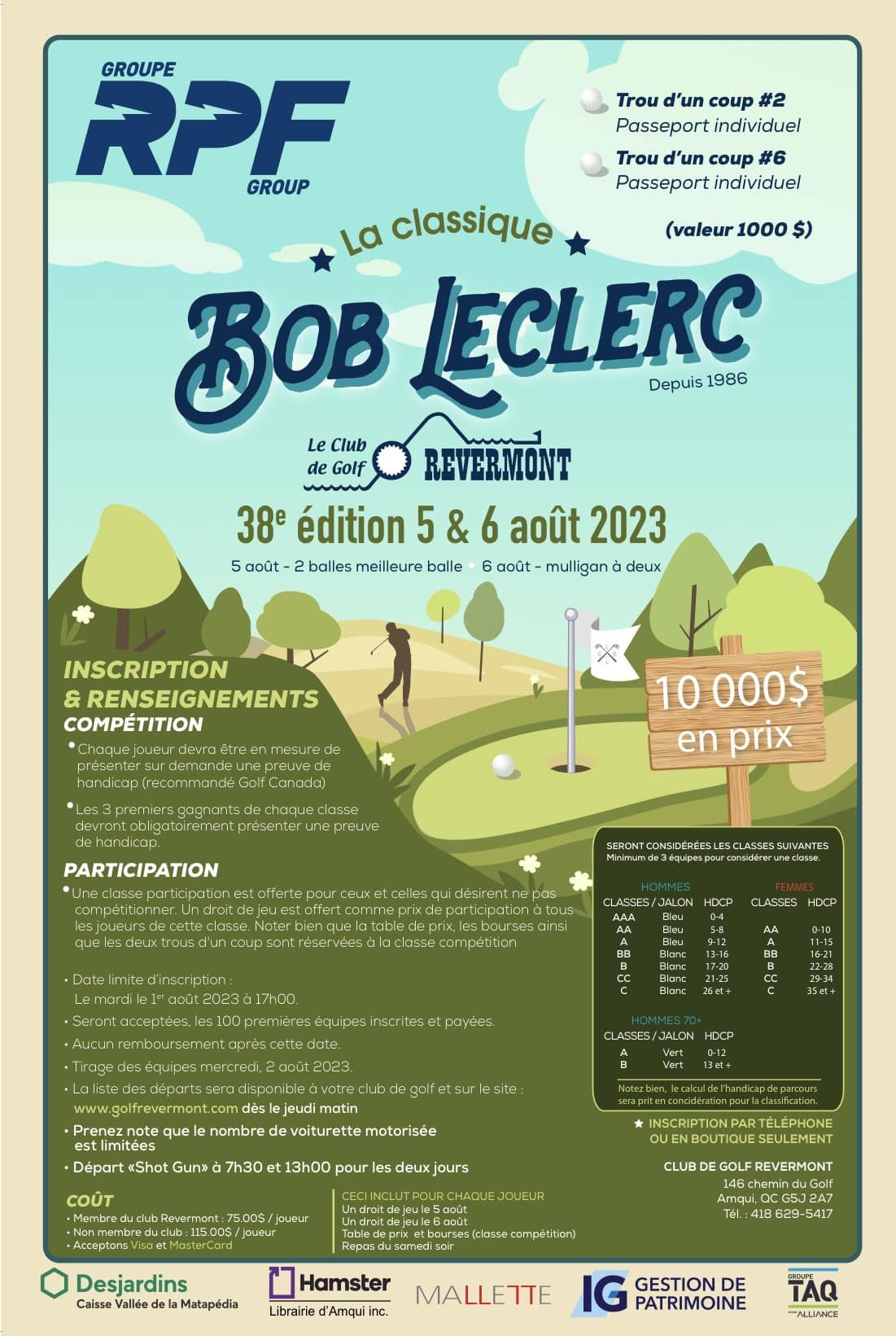 Classique Bob-Leclerc 38e édition | La Matapédia