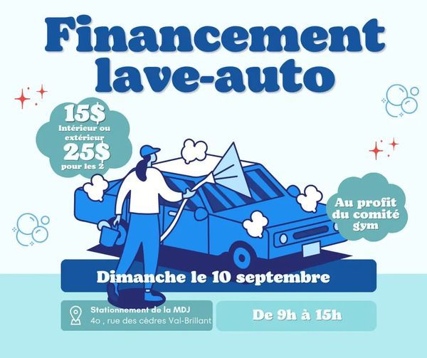 Activité de financement - Lave-auto | La Matapédia