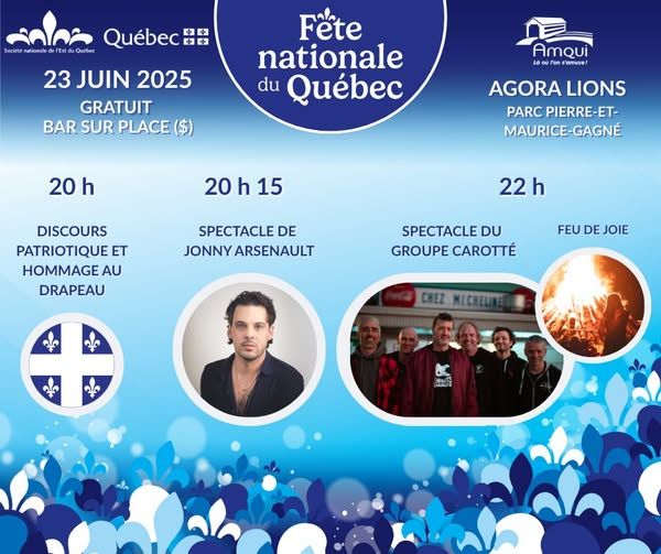 Fête nationale du Québec à Amqui | La Matapédia
