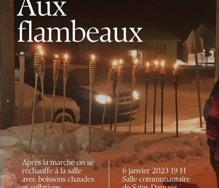 Marche aux flambeaux | La Matapédia
