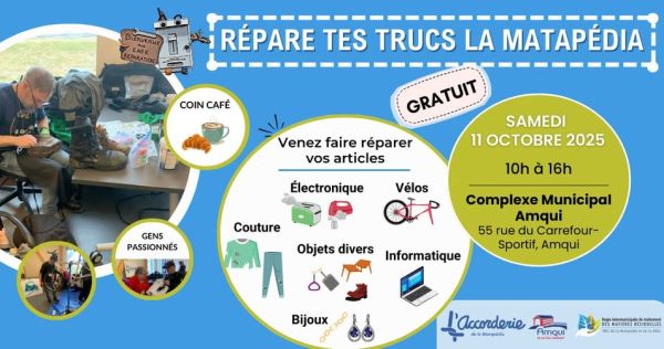 Répare tes trucs La Matapédia | La Matapédia